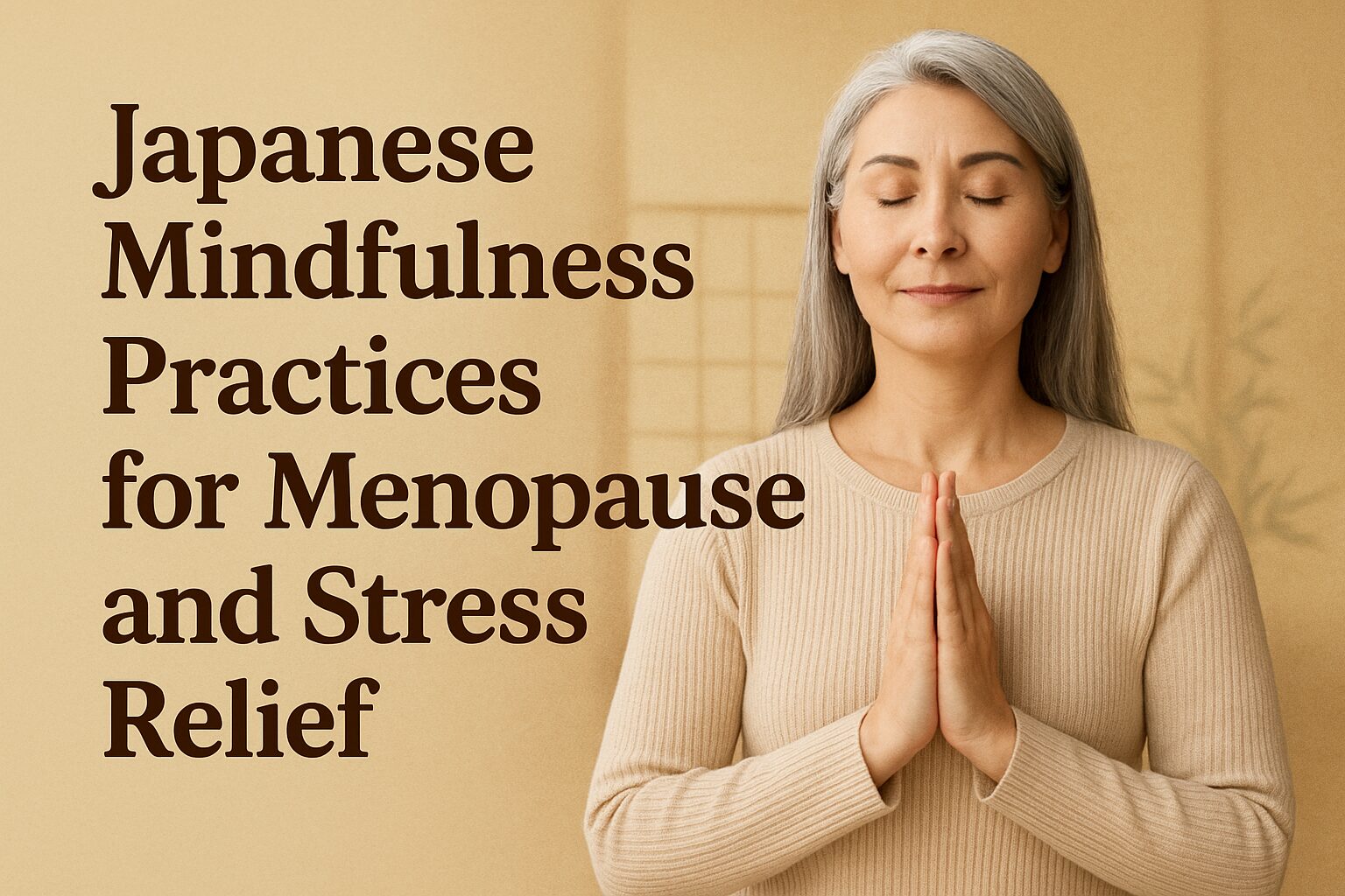 Japanese Mindfulness Practices for Menopause and Stress Relief ...